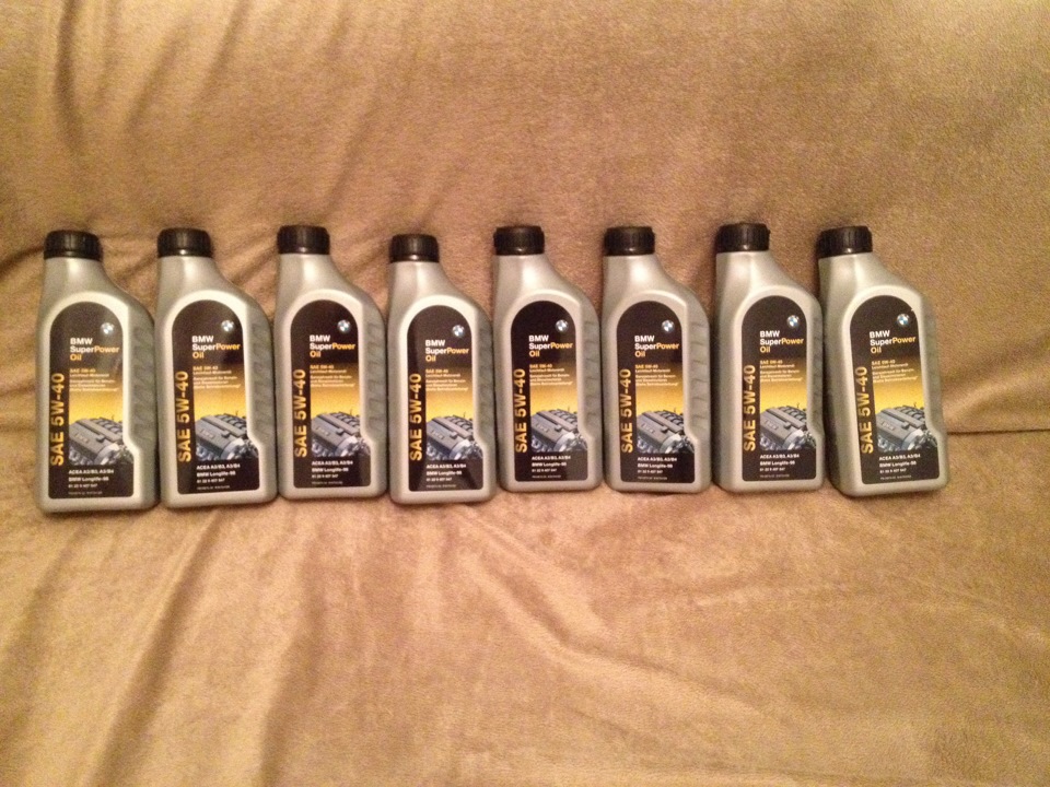 Замена моторного масла BMW LL 5W40 — BMW 5 series (E39), 2,5 л, 1998 ...