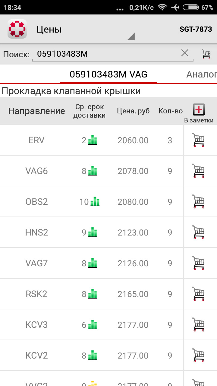 059103483M Прокладка VAG | Запчасти на DRIVE2