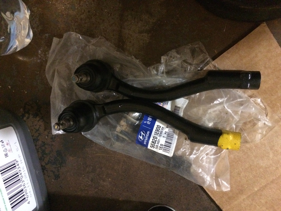 Замена рулевых наконечников — Hyundai Accent (3G), 1,4 л, 2008 года ...