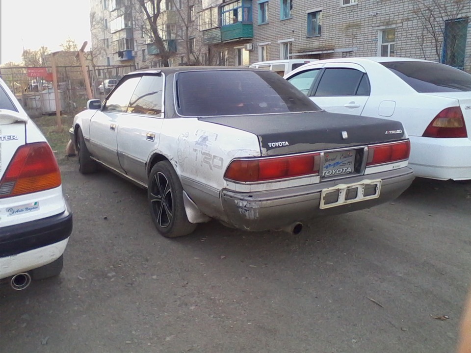 Мы дома! — Toyota Mark II (80), 2 л, 1989 года | просто так | DRIVE2