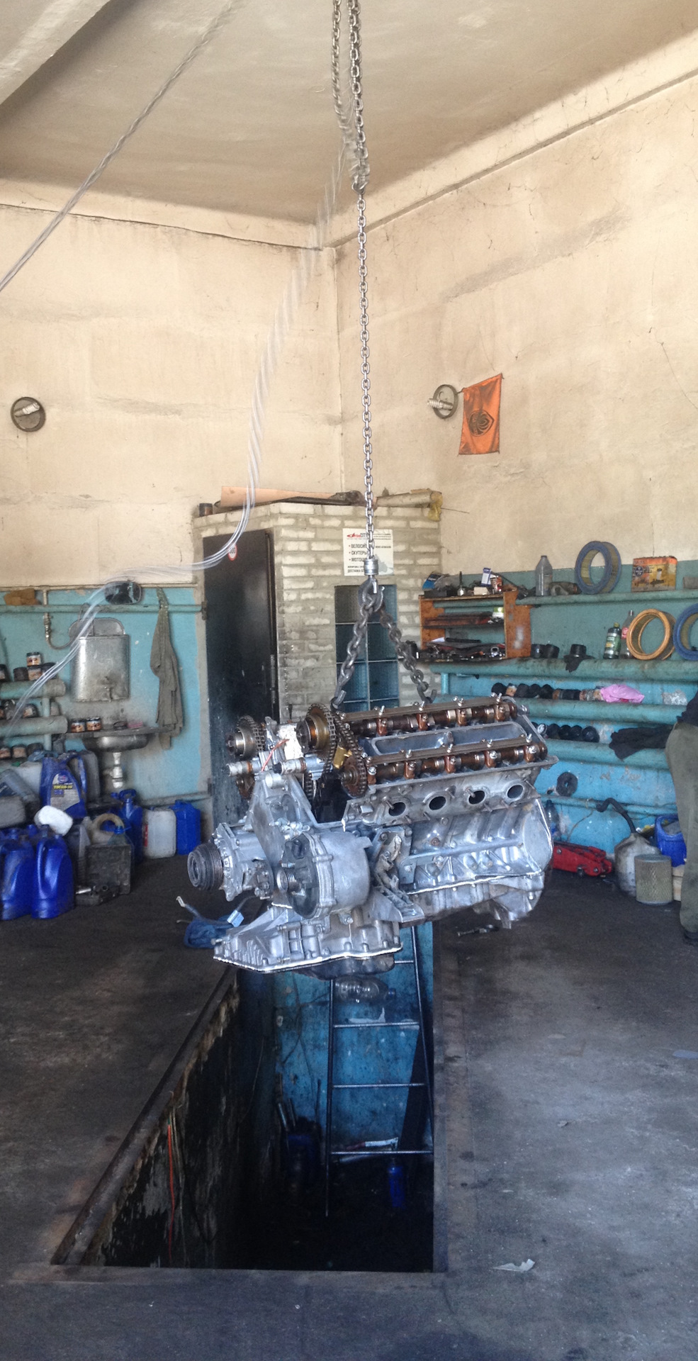 Сборка двигателя M62B44TU: Часть 4 — BMW 7 series (E38), 4,4 л, 2000 ...