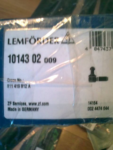 1014302 Рулевая тяга LEMFORDER | Запчасти на DRIVE2