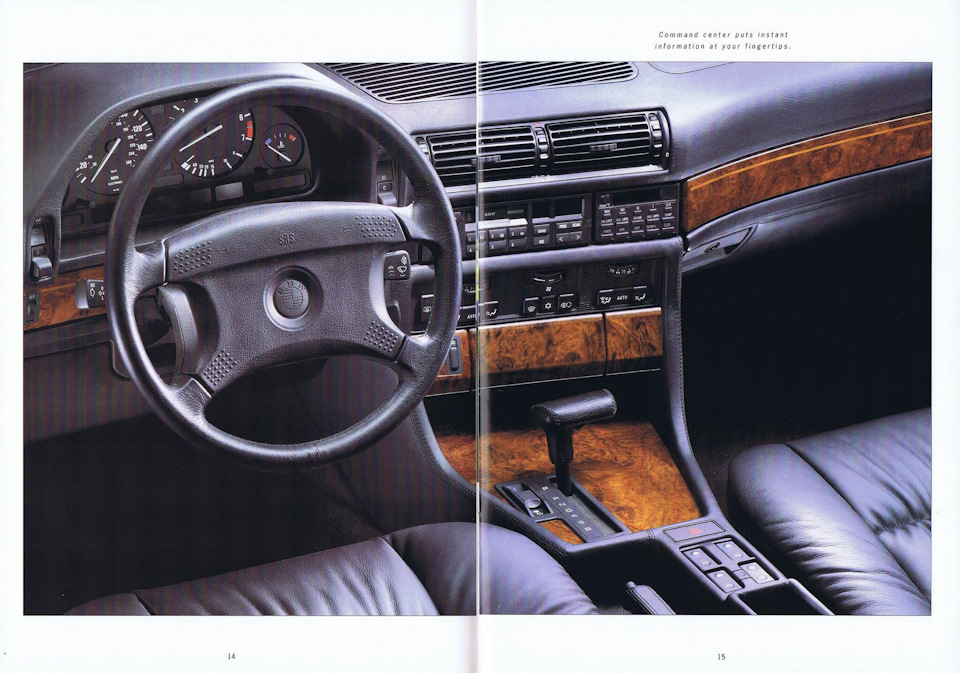 Brochures BMW E32 740 iL | 1993 — DRIVE2