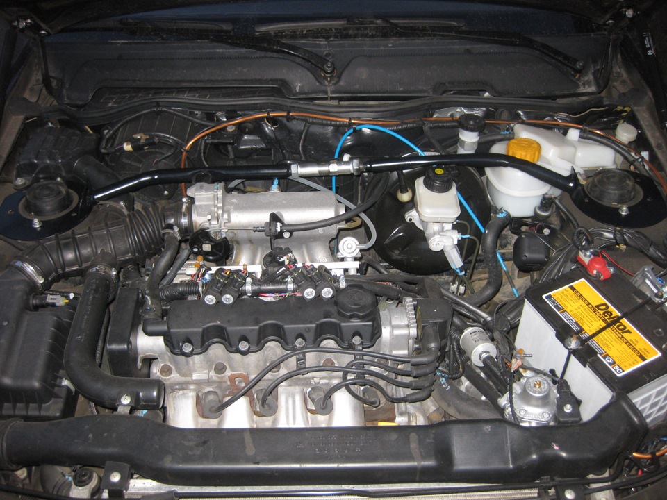Распорка передних стоек Часть 2. — Daewoo Nexia (N150), 1,5 л, 2012 ...
