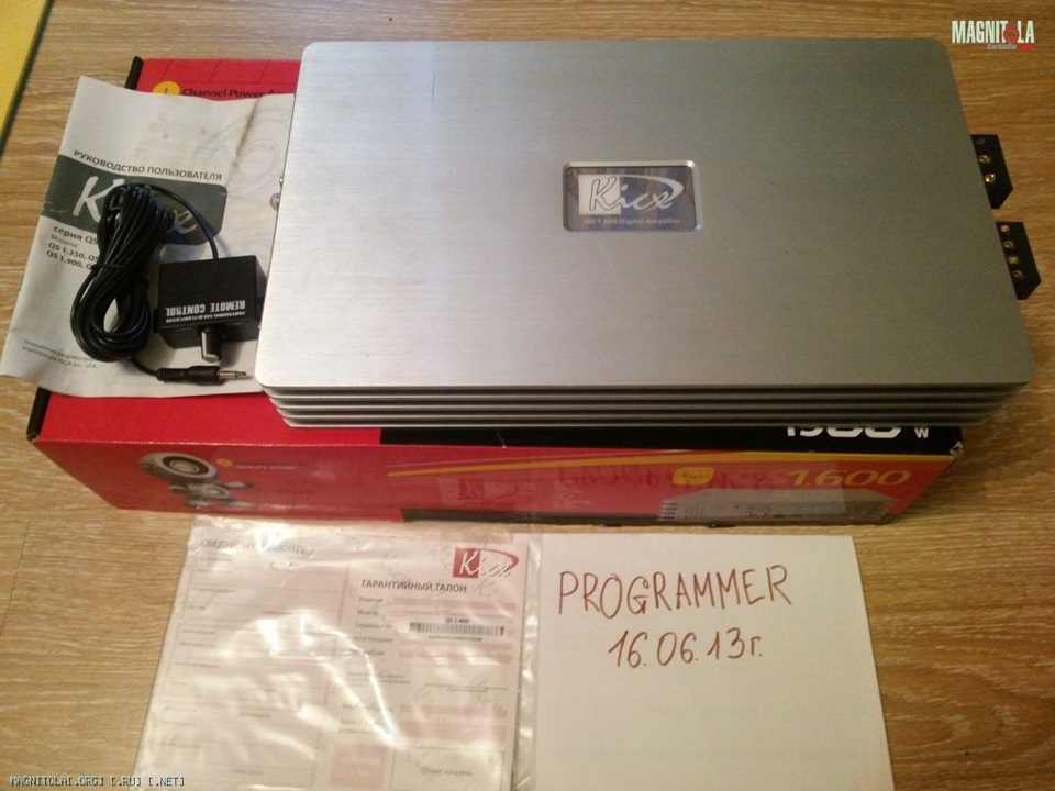 Усилитель Kicx QS-1.600 — Hyundai Sonata IV (EF), 2 л, 2006 года | автозвук | DRIVE2