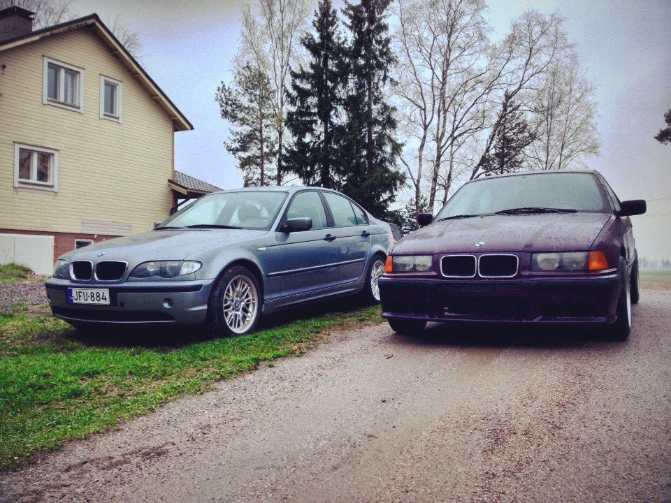 Первый выезд и примерка Racing Dynamics. — BMW 3 series (E36/5), 1,8 л ...