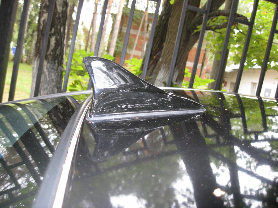 Антенна плавник, винил на крышу — KIA Cerato (2G), 1,6 л, 2010 года ...