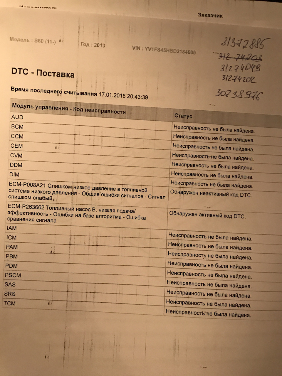 31274202 Volvo | Запчасти на DRIVE2