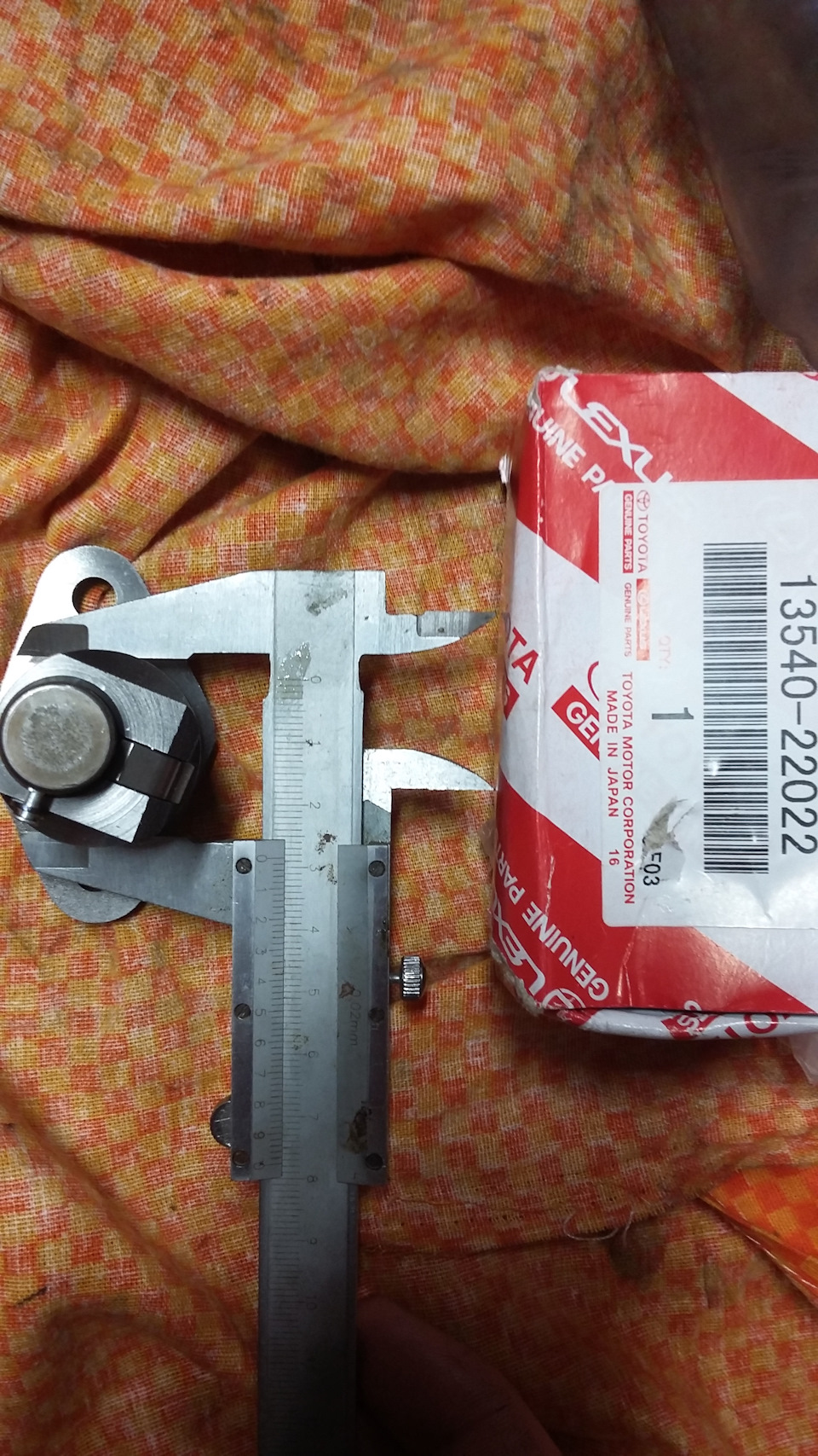 1354022022 Натяжитель ремня TOYOTA LEXUS | Запчасти на DRIVE2