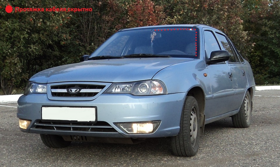 Антирадар Sho-Me 520 — Daewoo Nexia (N150), 1,5 л, 2012 года ...