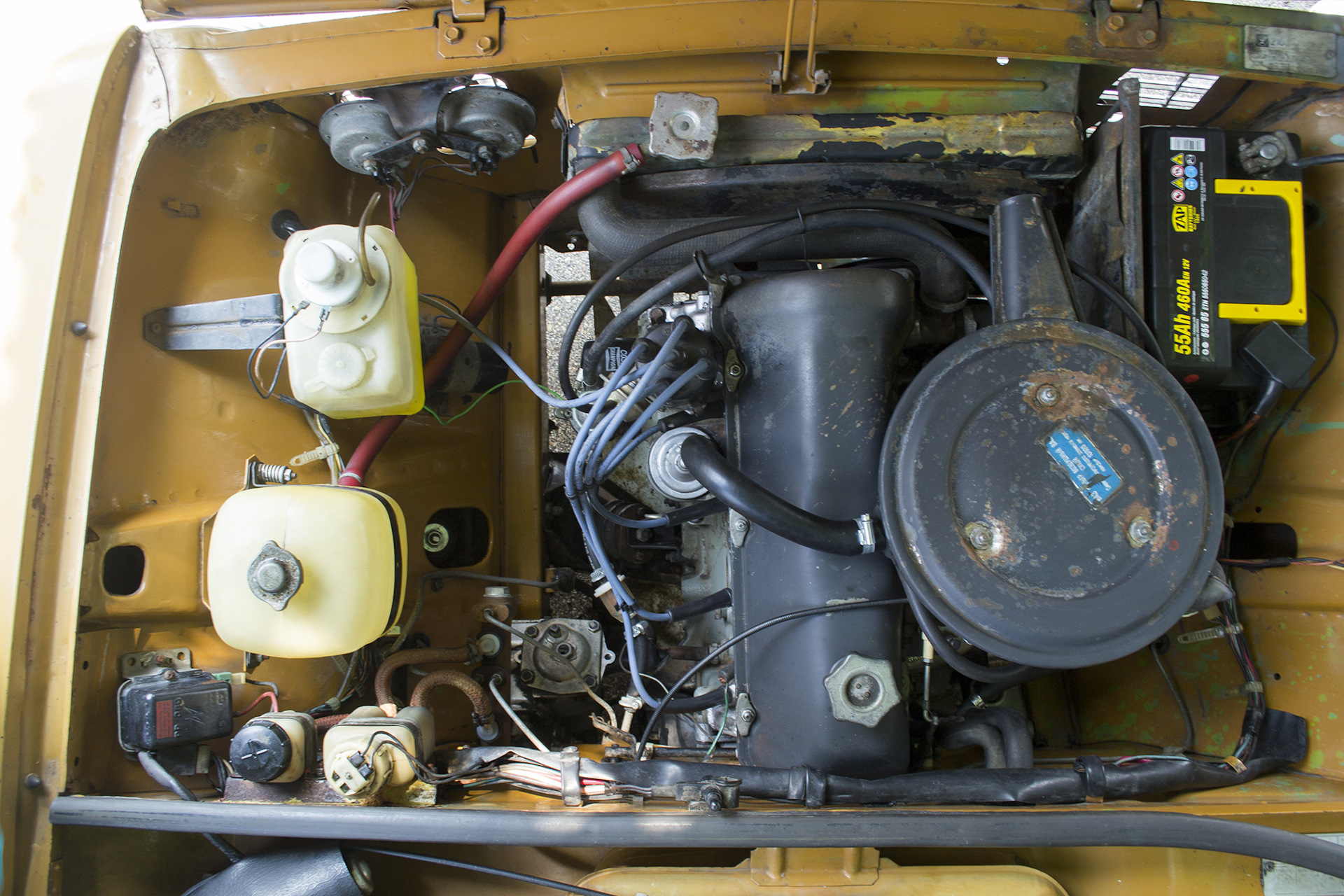 Engine bay. — Lada 2101, 1,6 л, 1979 года | плановое ТО | DRIVE2