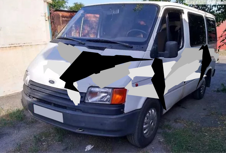 Фотошопный вариант внешности — Ford Transit (4G), 2 л, 1990 года ...