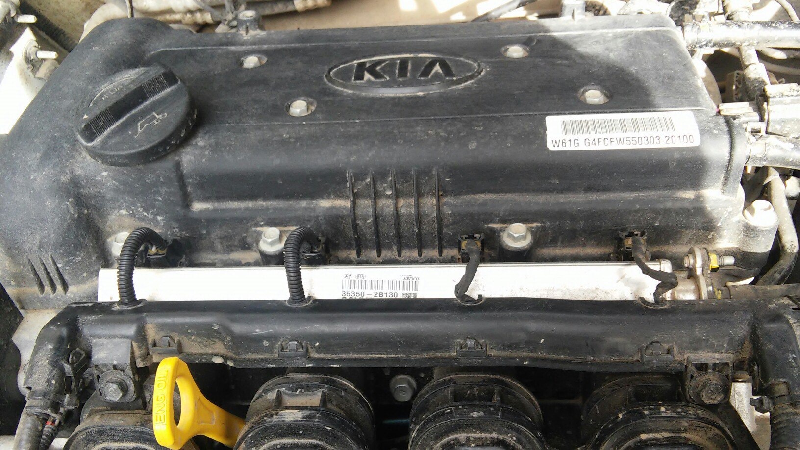 Гофру на форсунки накладки и коврик в багажник — KIA Rio (3G), 1,6 л ...