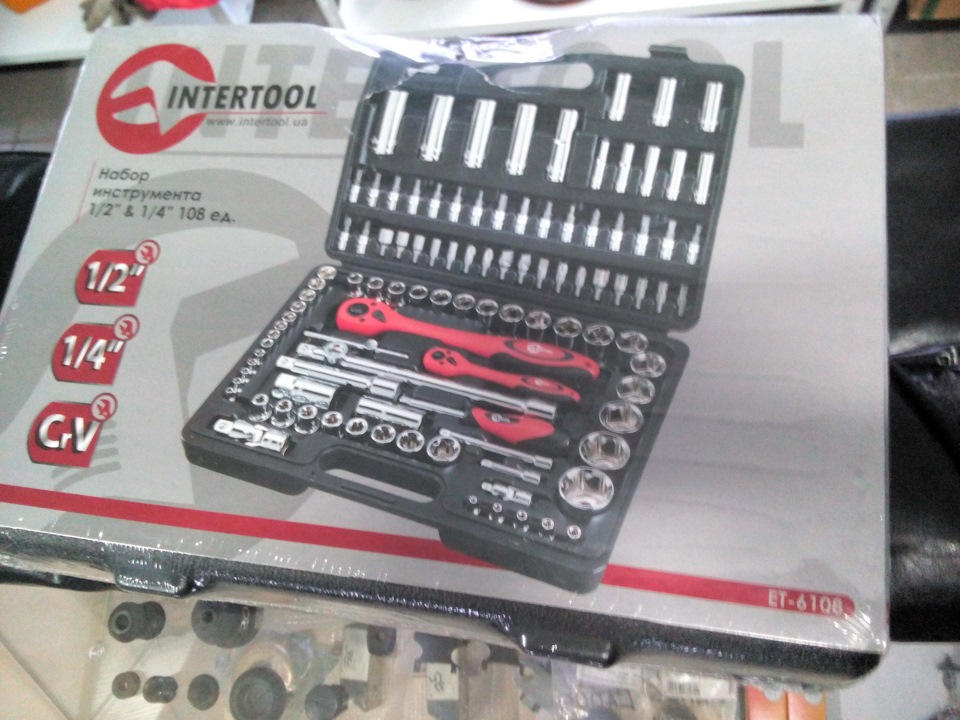 Набор инструментов Intertool на 108 единиц — Hyundai Accent (3G), 1,4 л, 2008 года | аксессуары ...