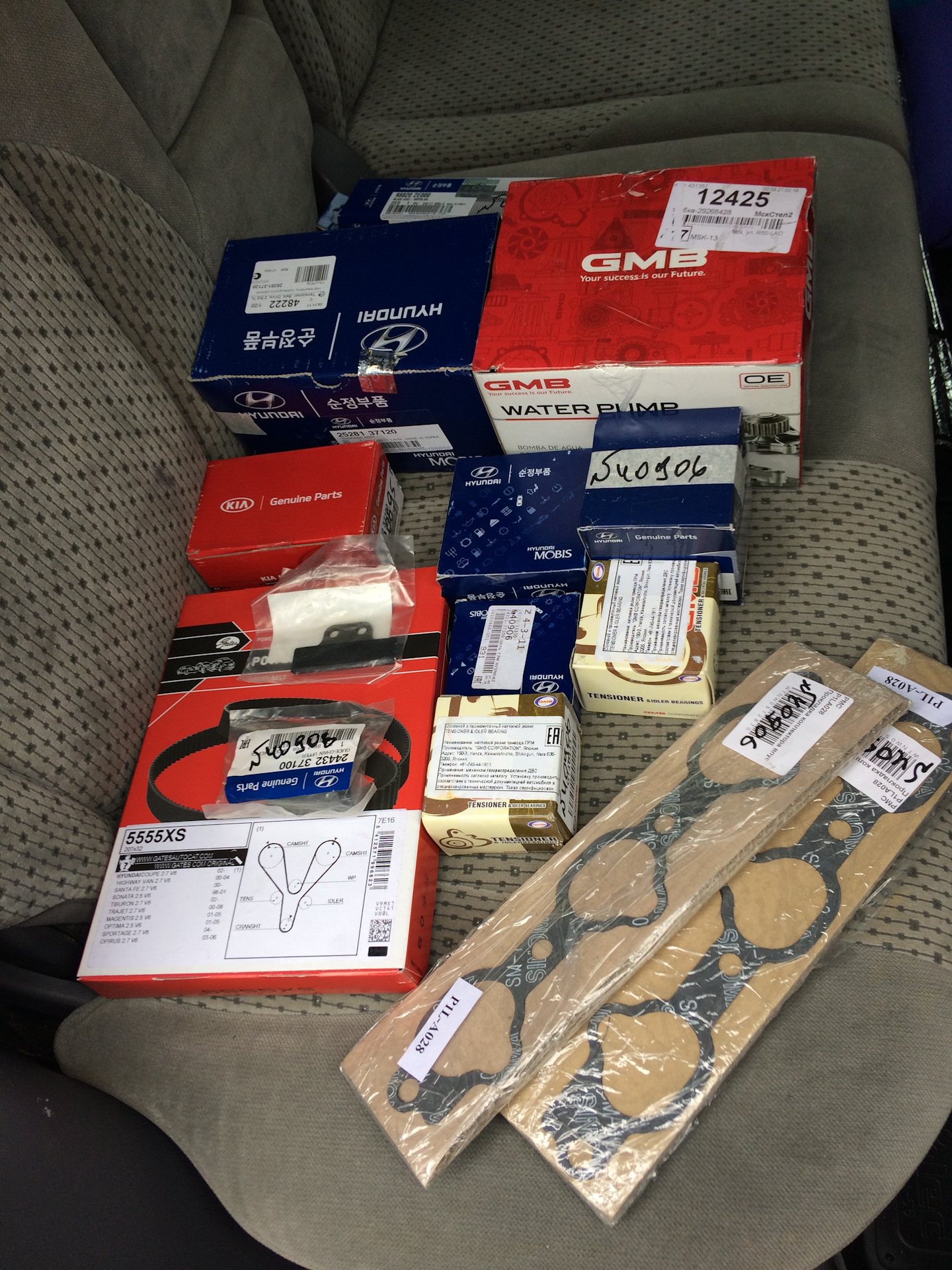 Запчасти для ТО — Hyundai Tucson (JM), 2,7 л, 2004 года | запчасти | DRIVE2