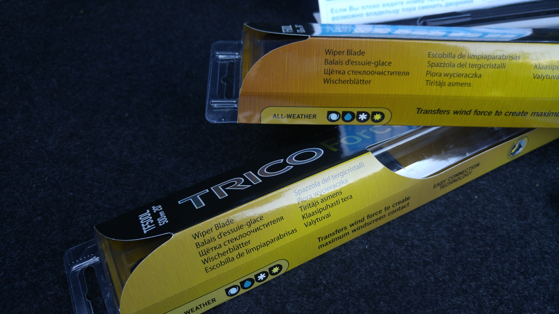 Новые дворники Trico Force — Toyota Camry (XV40), 3,5 л, 2007 года | аксессуары | DRIVE2