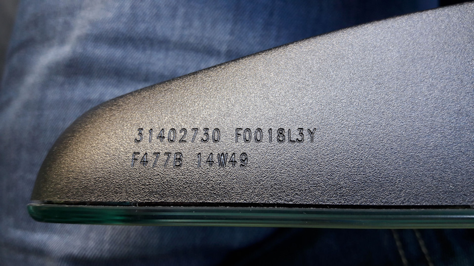 31402730 Зеркало заднего вида с защитой от ослепления и компасом Volvo ...