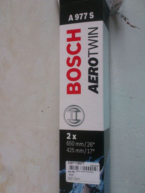 3397118977 СТЕКЛООЧИСТИТЕЛИ AEROTWIN [A977S] 650/425 ММ BOSCH ...
