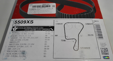 5505XS Ремень ГРМ GATES | Запчасти на DRIVE2