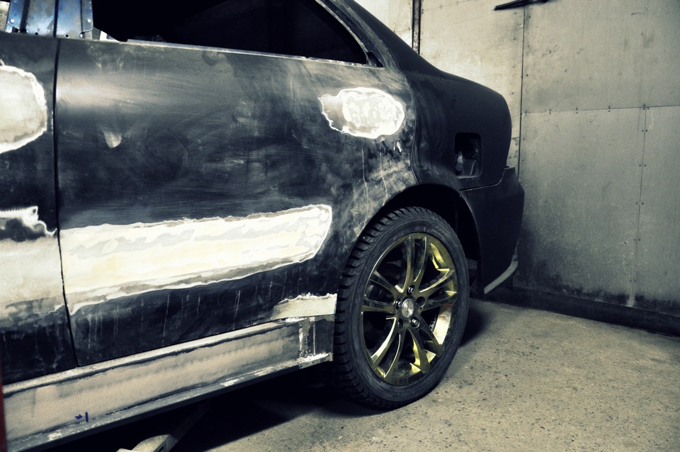 Пороги в черновом варианте — Nissan Almera Classic (B10), 1,6 л, 2006 ...
