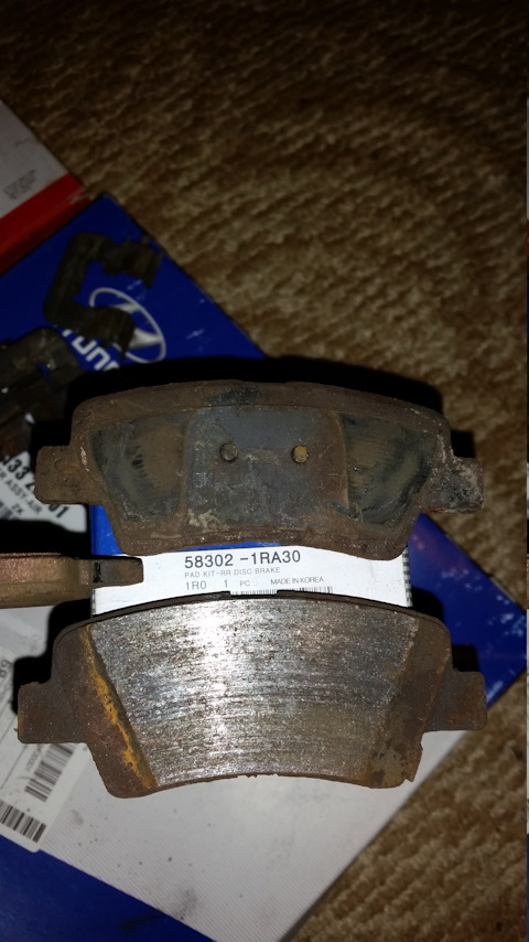 583021RA30 КОМПЛЕКТ ТОРМОЗНЫХ КОЛОДОК С НАКЛАДКАМИ (4ШТ) KIA HYUNDAI ...