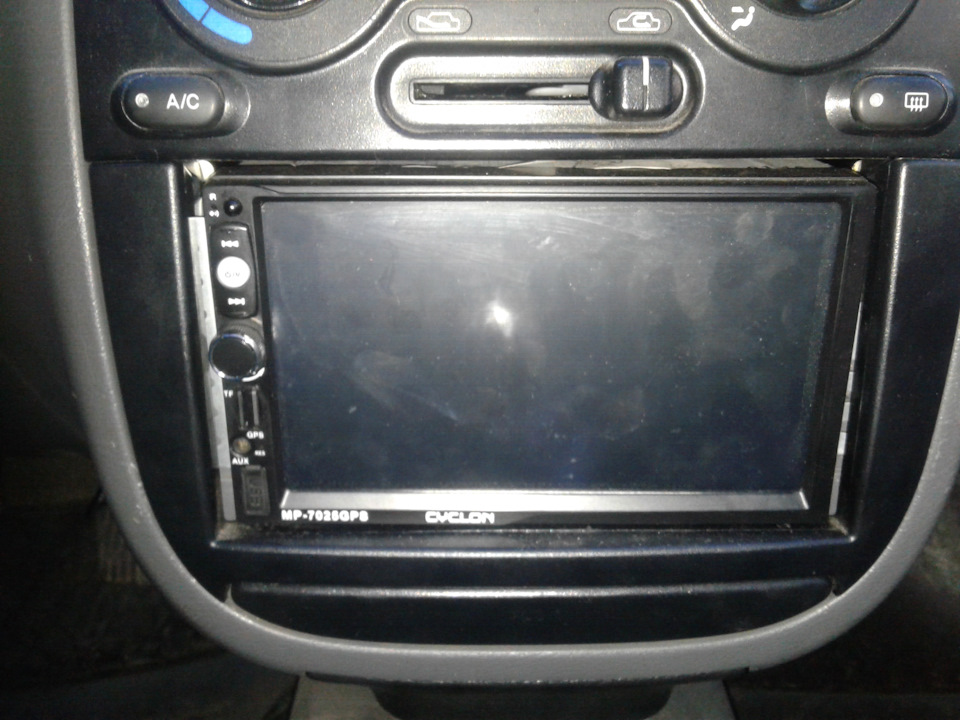 Магнитола Циклон 7025 GPS — Daewoo Lanos, 1,5 л, 2008 года | аксессуары ...
