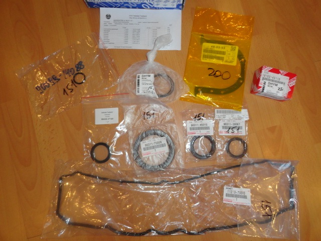 Пришли заказанные зап.части. — Toyota Mark II (70), 2 л, 1986 года ...