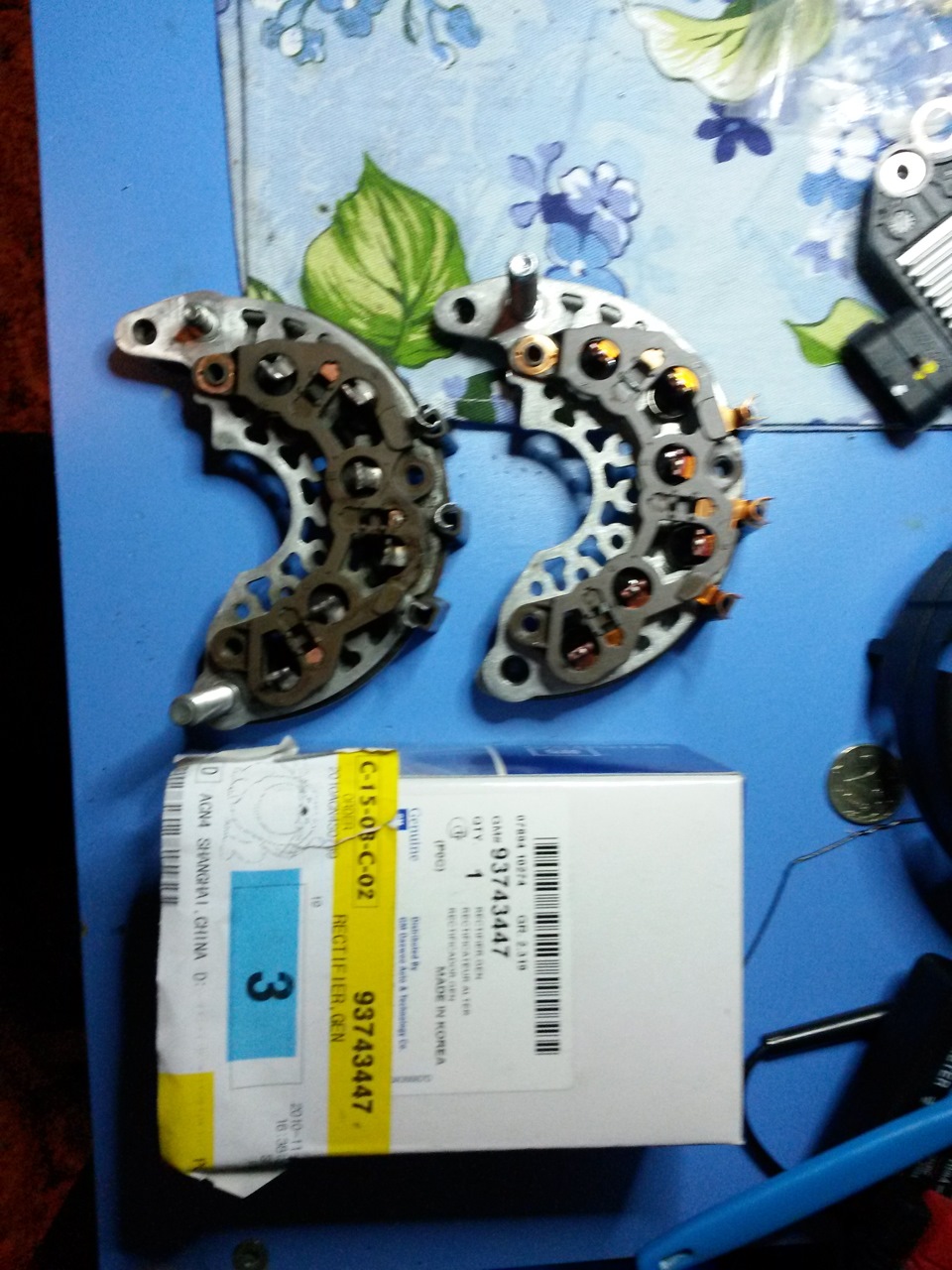 93743447 Диодный мост генератора GM | Запчасти на DRIVE2