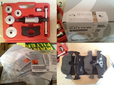 34212288892 Колодки тормозные задние дисковые к-кт BMW | Запчасти на DRIVE2