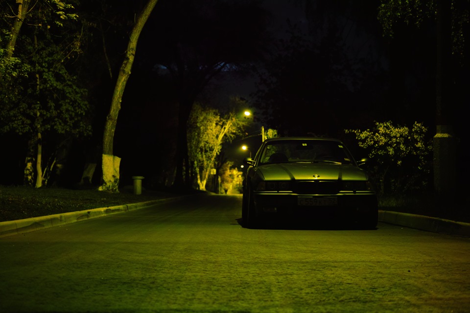Night Photo Shoot — BMW 3 series Coupe (E36), 2,8 л, 1996 года ...
