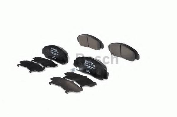 117. Тормозные колодки BOSCH — Honda Civic 4D (8G), 1,8 л, 2008 года ...