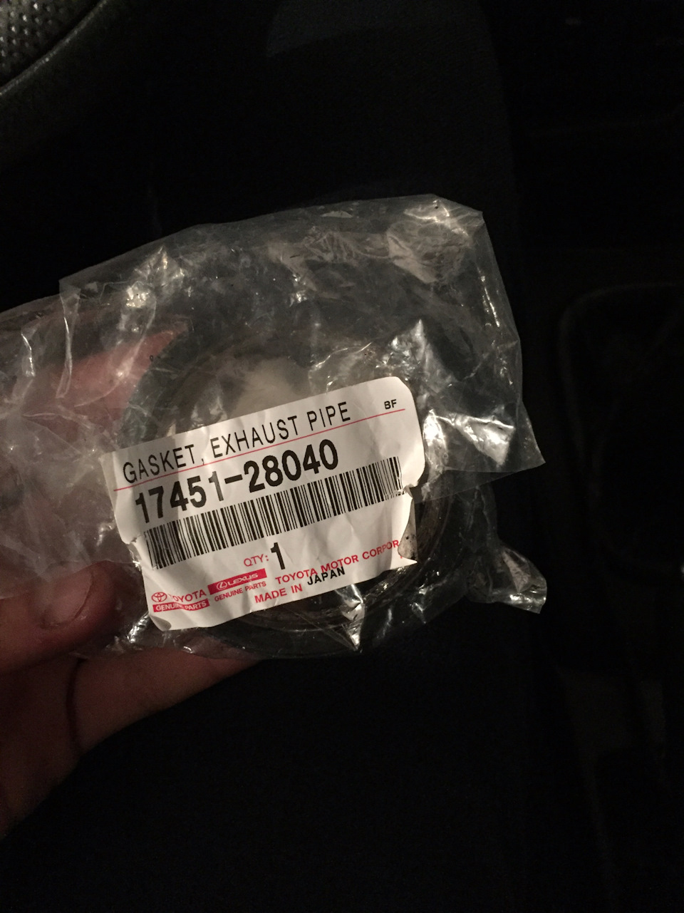 Замена кольца меж катализатором и Калектором — Toyota Corolla (140/150 ...