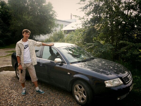 покрасил в лазурно синий цвет — Audi A6 (C5), 2,8 л, 1997 года ...