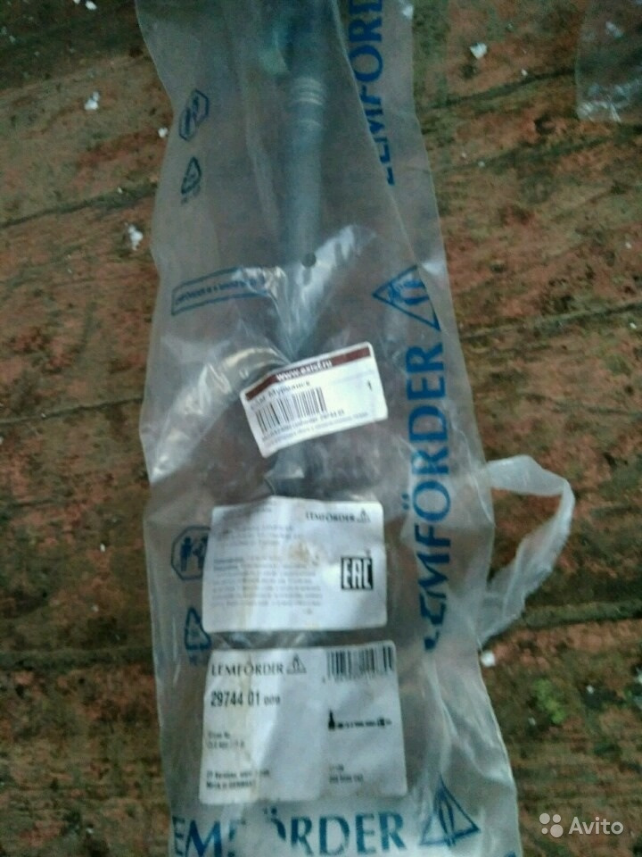 2974401 Поперечная рулевая тяга LEMFORDER | Запчасти на DRIVE2