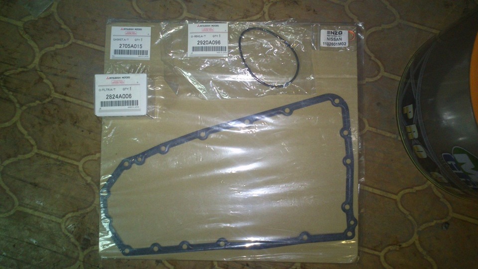 2705A015 Прокладка поддона АКПП (CVT) PSA 4007, 4008, C-Crosser 2.4i ...