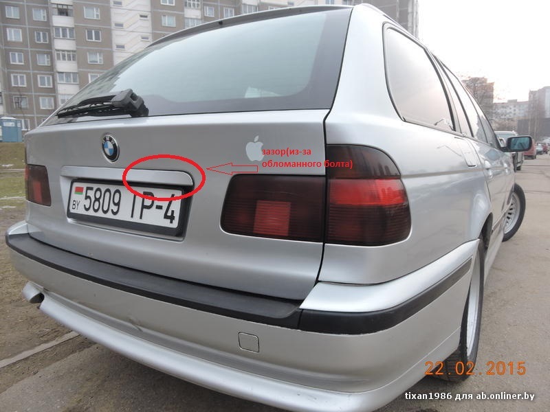 да здравствуй новая ручка багажной двери с кнопкой е39touring;) — BMW 5 ...