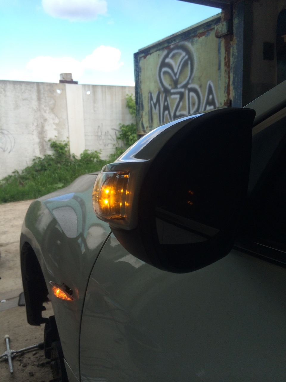 Зеркала с поворотами — Mazda 6 (2G) GH, 2 л, 2010 года | аксессуары ...