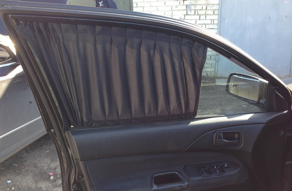 Шторки на окна — Mitsubishi Lancer IX, 1,6 л, 2007 года | аксессуары ...