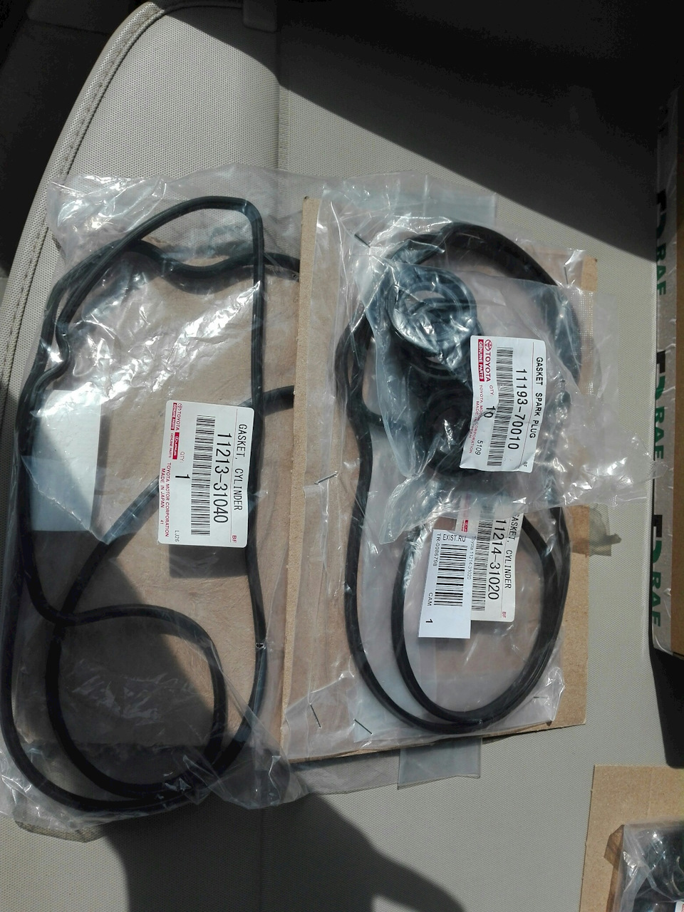 1121331040 Прокладка клапанной крышки TOYOTA LEXUS | Запчасти на DRIVE2