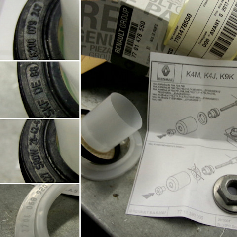 7701478550 Сальник распредвала RENAULT | Запчасти на DRIVE2