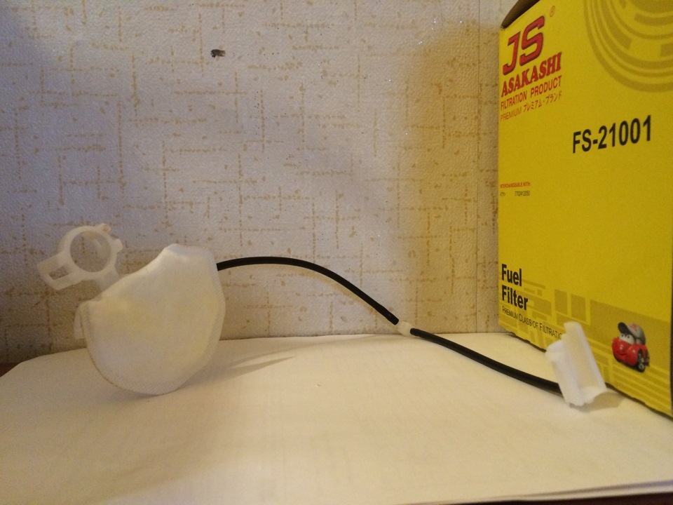 топливный фильтр и сетка — Toyota Corolla (140/150), 1,6 л, 2007 года ...