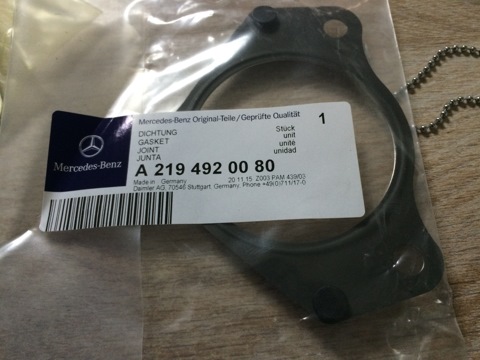 A2194920080 Прокладка фланца патрубка выхлопного. Mercedes | Запчасти ...