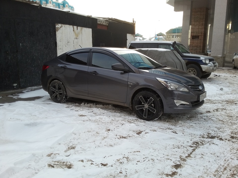 новые диски R16 — Hyundai Solaris, 1,6 л, 2015 года | колёсные диски | DRIVE2
