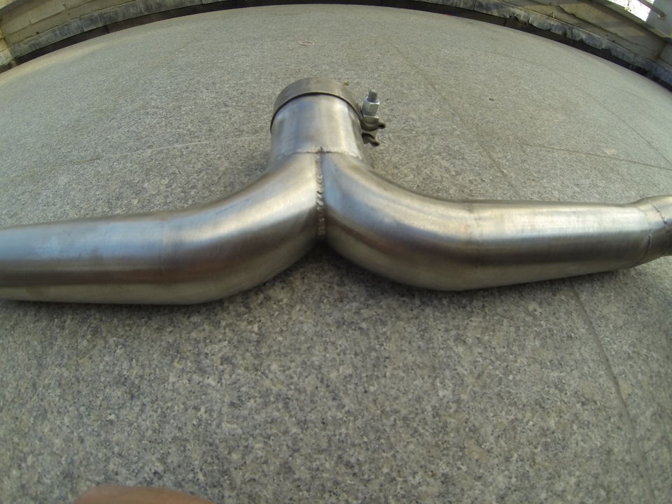 Handmade R36 Full Exhaust with 2 200cell Race Cats — Volkswagen Passat ...