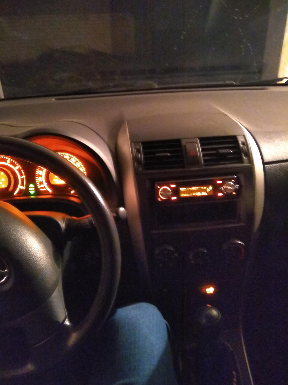 Пионер 1дин — Toyota Corolla (140/150), 1,6 л, 2008 года | аксессуары ...