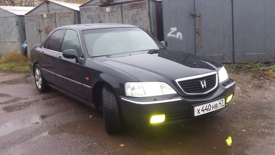 пара фотографий под дождем! — Honda Legend (KA9), 3,5 л, 2000 года ...