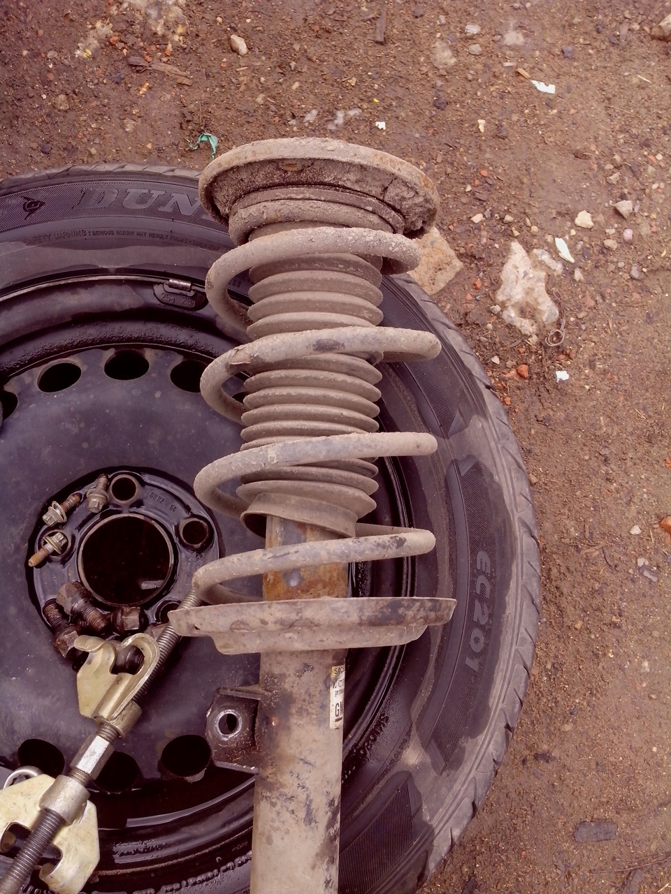 Передняя подвеска часть 1 — Opel Vectra C, 2,2 л, 2002 года | своими ...