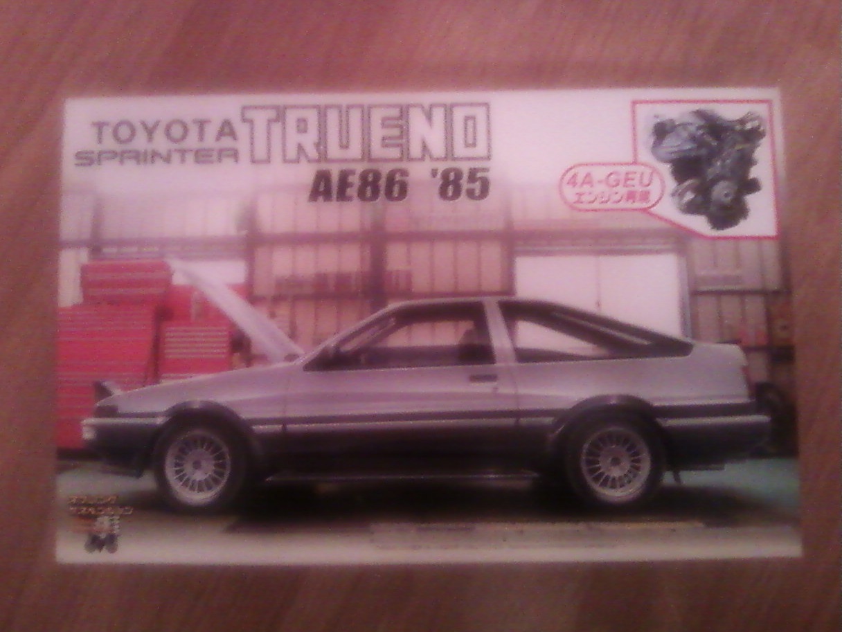 …Я 1/24 TOYOTA Sprinter TRUENO AE86`85 — Toyota Sprinter Trueno (85), 1 ...