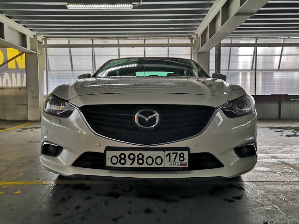 Покраска бампера, приведение кузова в надлежащий вид — Mazda 6 (3G) GJ ...