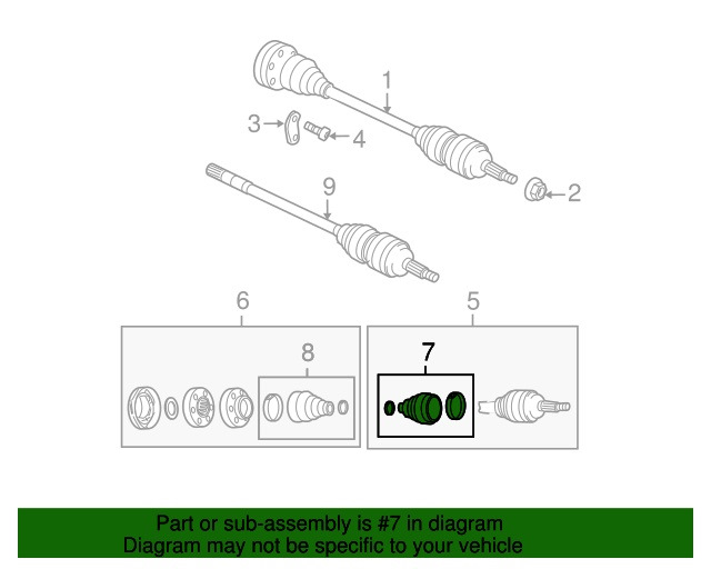 7L0598201 Пыльник ШPУCа с монтажными VAG | Запчасти на DRIVE2